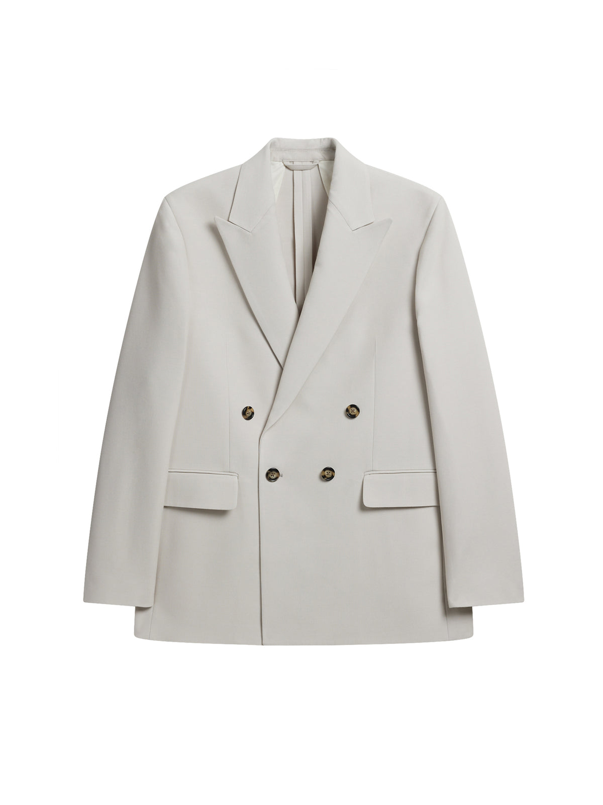 David U Double Weave Blazer / Moonbeam – J.LINDEBERG