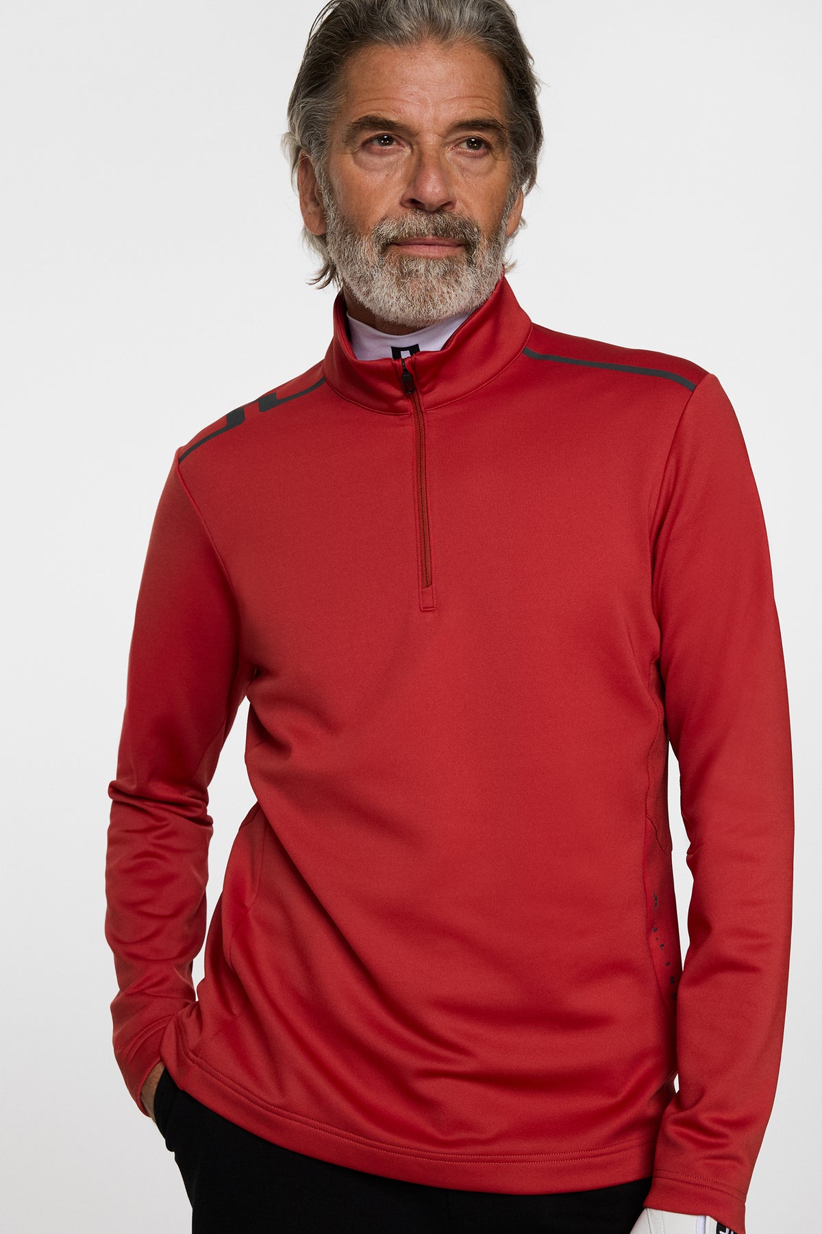 Vinnie Quarter Zip Mid Layer / Bossa Nova – J.LINDEBERG