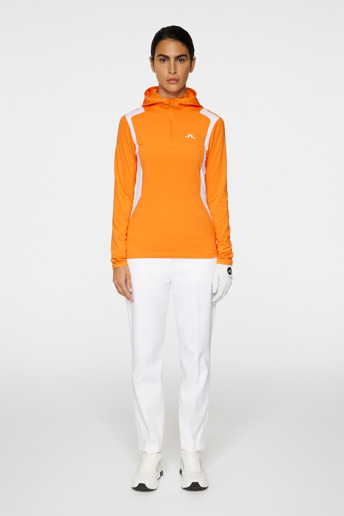 Mae Quarter Zip Hood / Persimmon Orange – J.LINDEBERG