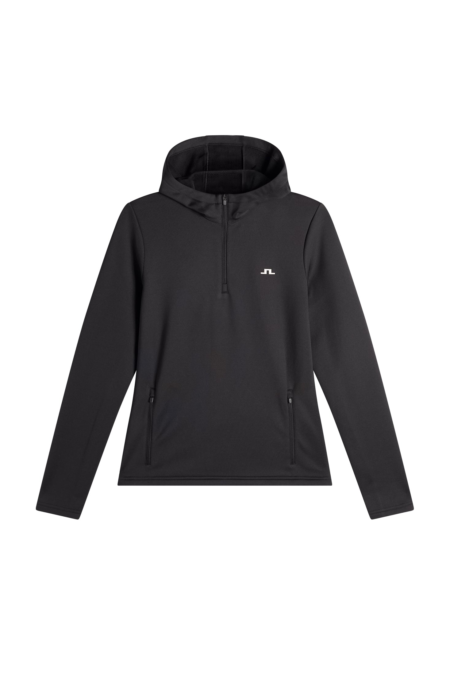 Aerielle Quarter Zip Hood Black J Lindeberg