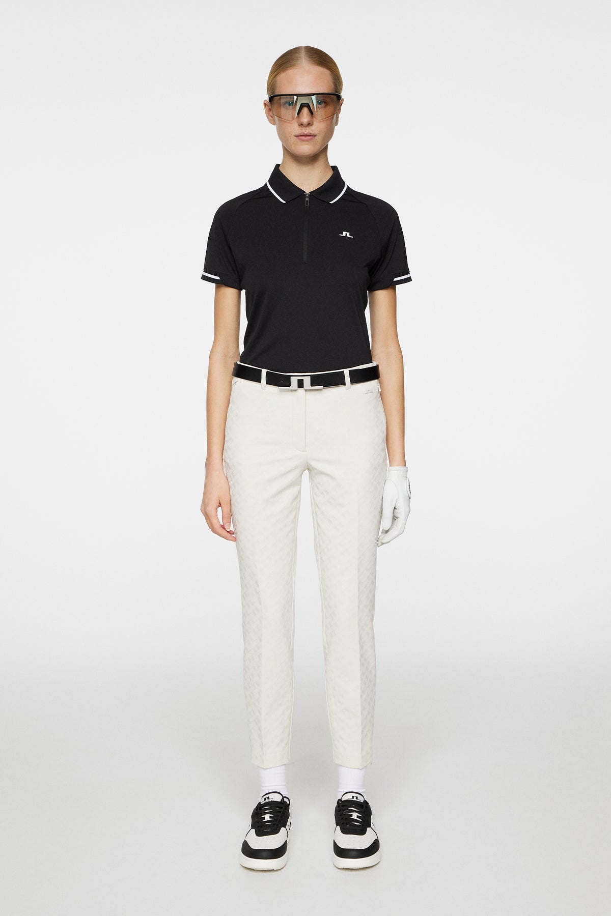 Pia Bridge Pant / Tour Geo Jacquard Moonbeam M – J.LINDEBERG